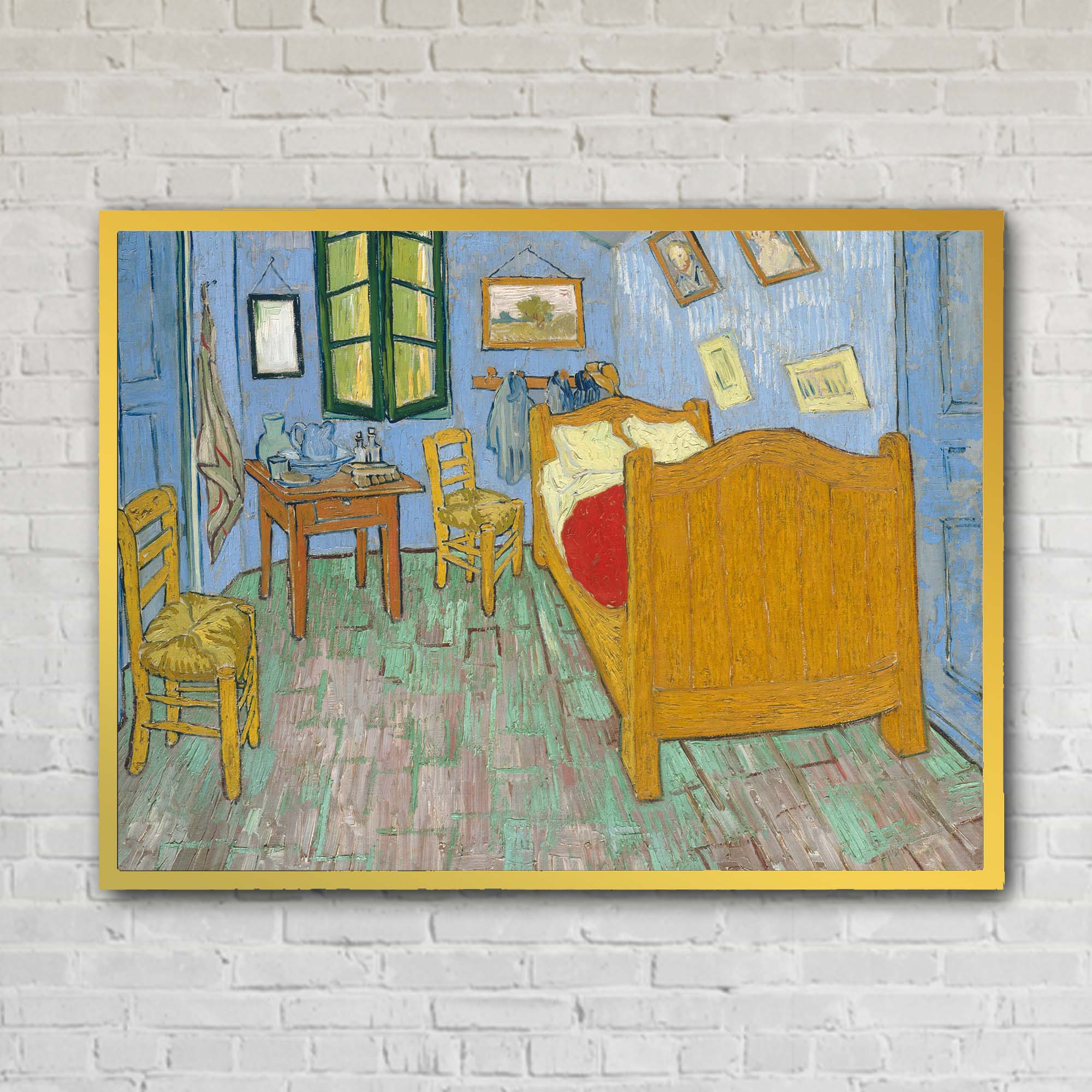 "The Bedroom" by Vincent Van Gogh on Canvas, Framed Prints, Framed Can ...