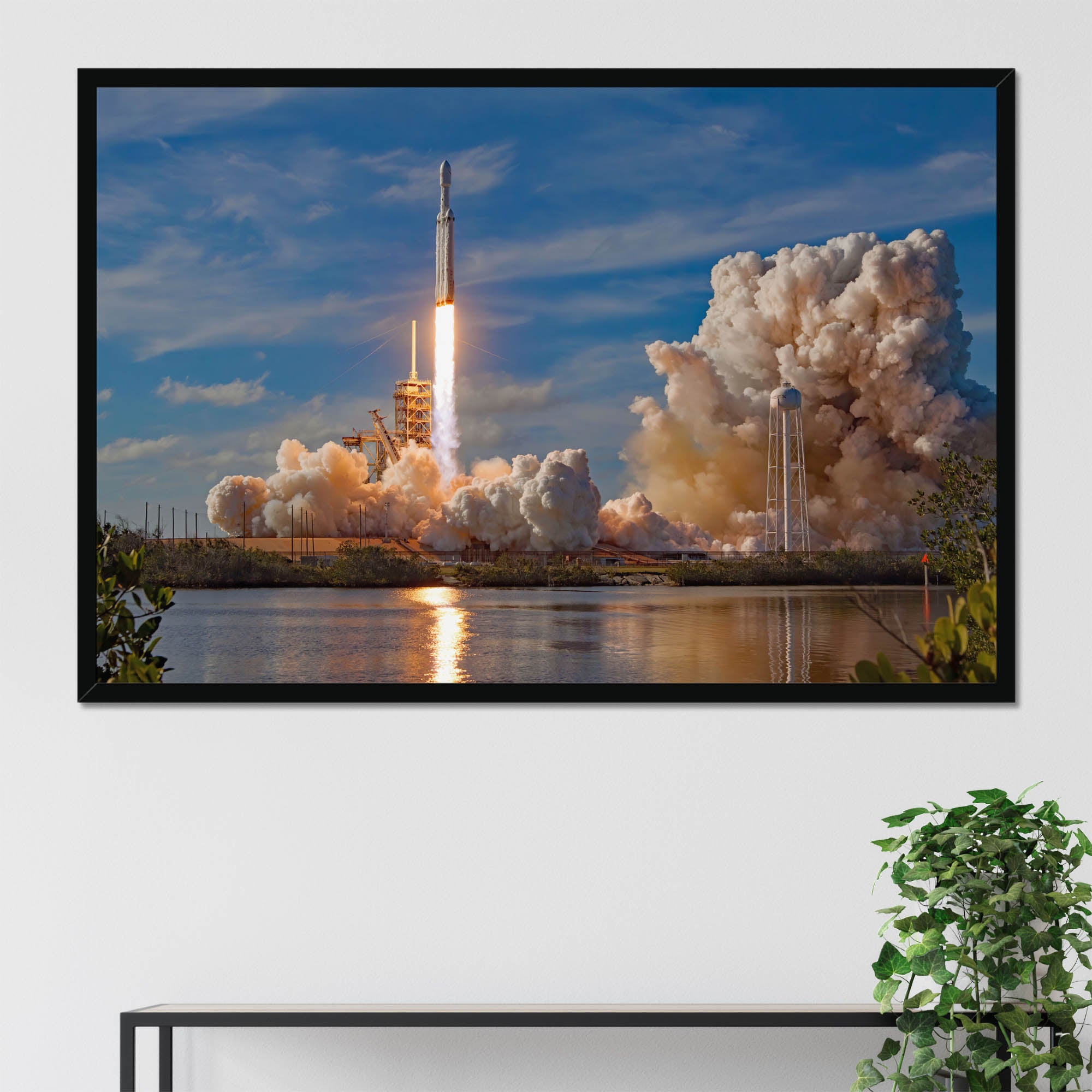 "SpaceX Falcon Heavy Launch" on Framed Prints, Canvas, Framed Canvas ...