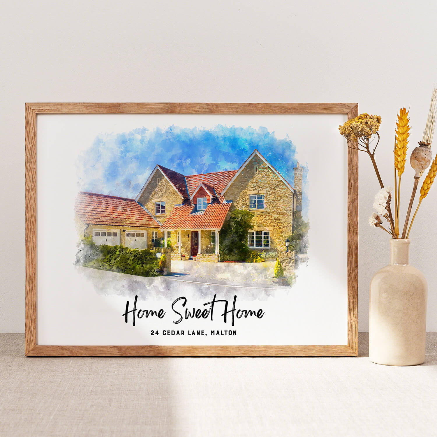 Custom House Portrait – Turned Art