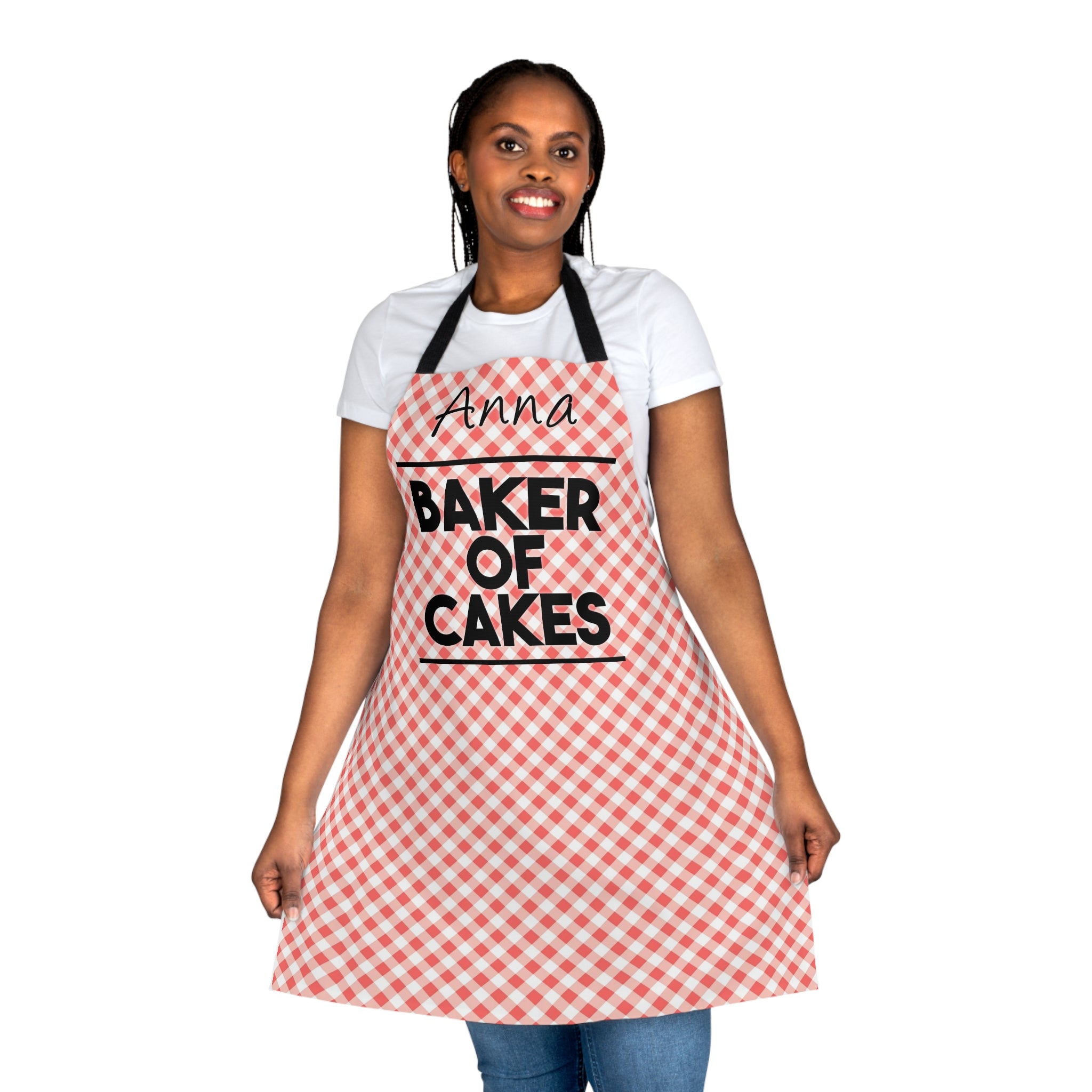 Personalised Kitchen Apron "Baker of Cakes" – Turned Art