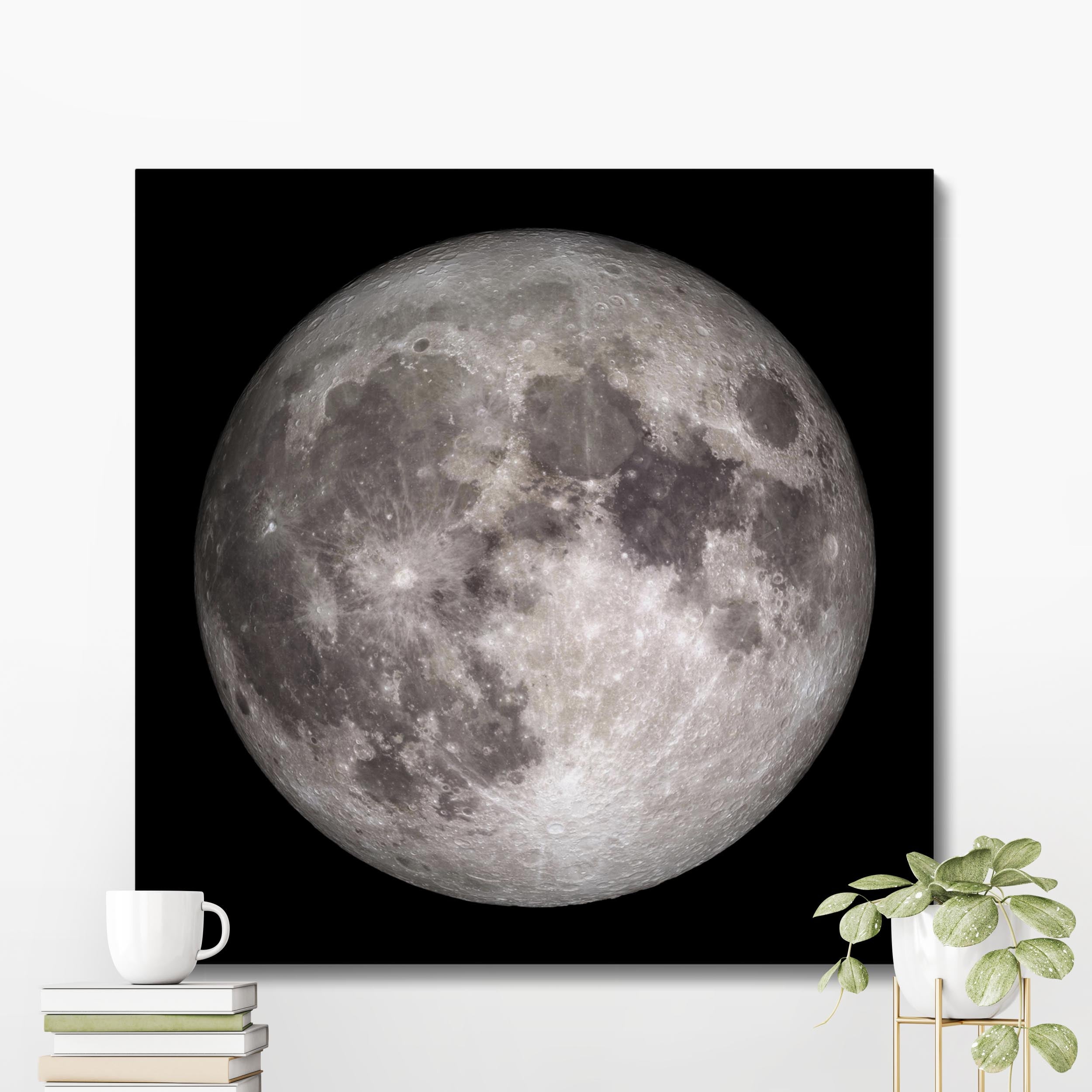 "The Moon" on Canvas, Framed Prints, Framed Canvas, Acrylic or Print-o ...